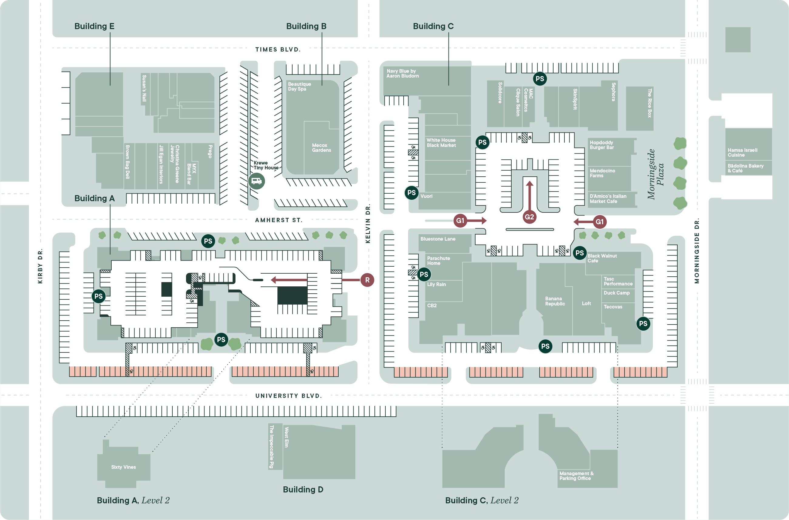 Rice Village Shopping Directions | Rice Village